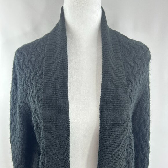 croft & barrow | Sweaters | Croft Barrow Classic Black Cable Knit ...
